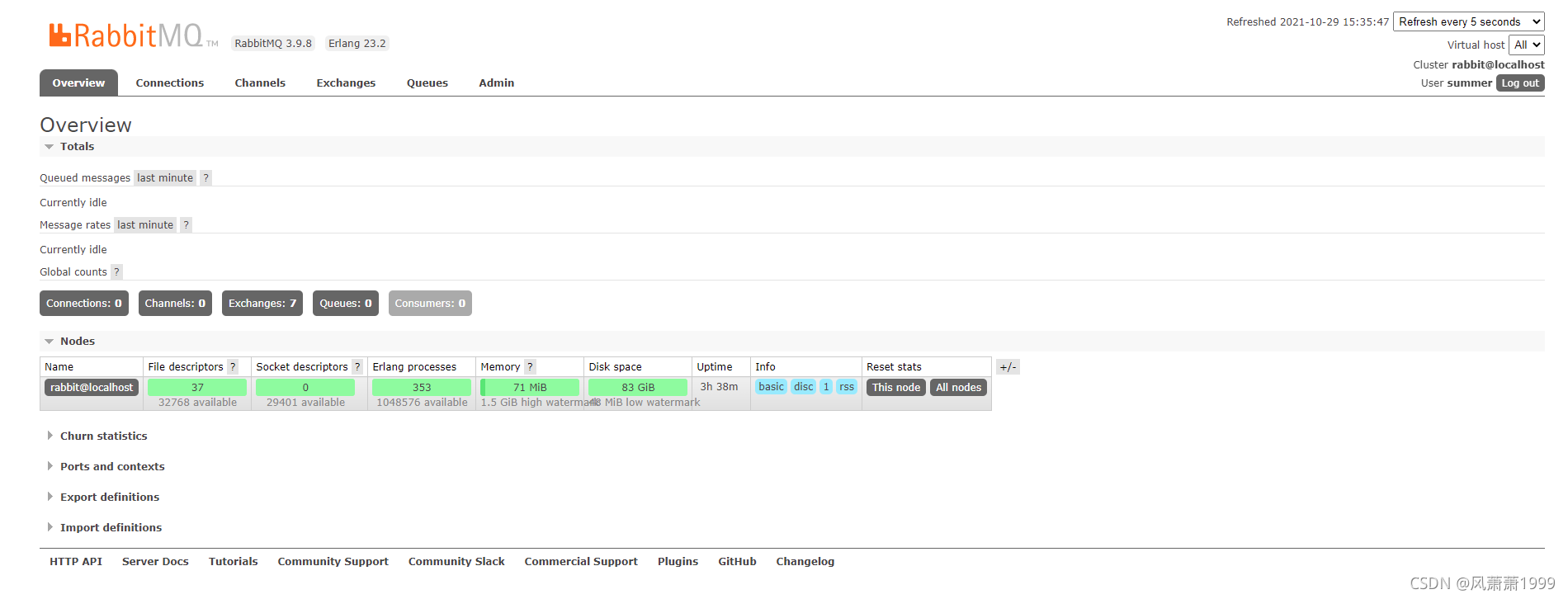 Linux CentOS 7+ 下RabbitMQ的安装与配置_centos7.9rabbitmq管理配置配置虚拟机-CSDN博客