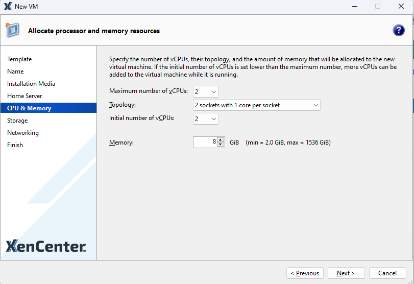 XenCenter 2024 创建一个虚拟机-CSDN博客