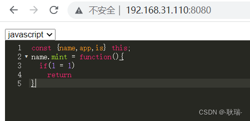 Vue Codemirror实现一个前端代码在线编辑器，可处理 Htmlvuejscss代码在线编辑vue在线运行代码 Csdn博客