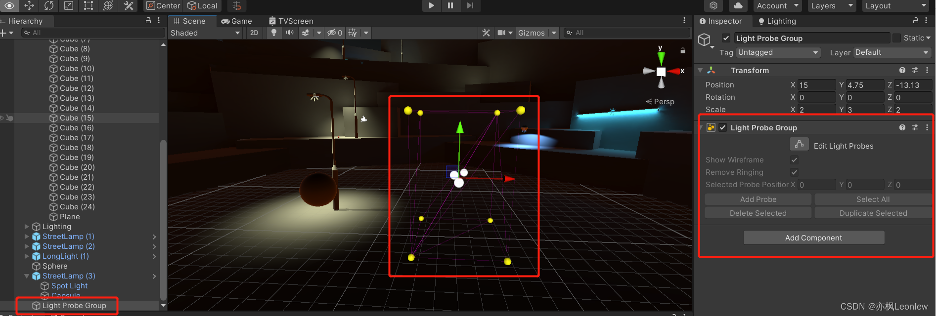 Unity Lighting -- 使用Light Probes_unity lightprobe-CSDN博客