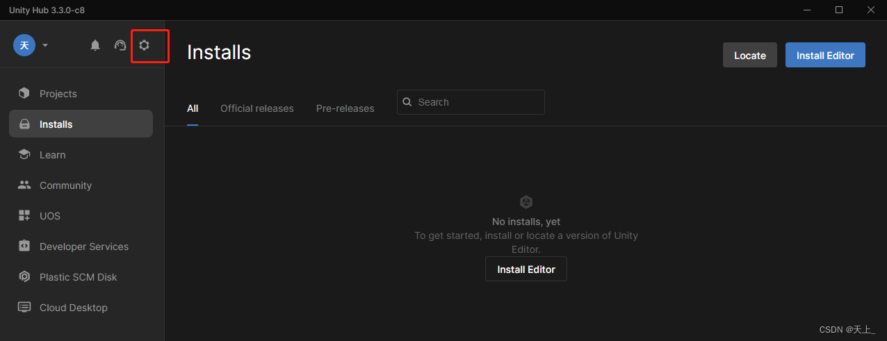 初识Unity——unity的安装以及工程介绍（安装unity hub、版本选择、中文设置、安装编辑器、Assets文件、Library 文件、[ProjectName].sln 文件）_安装 ...