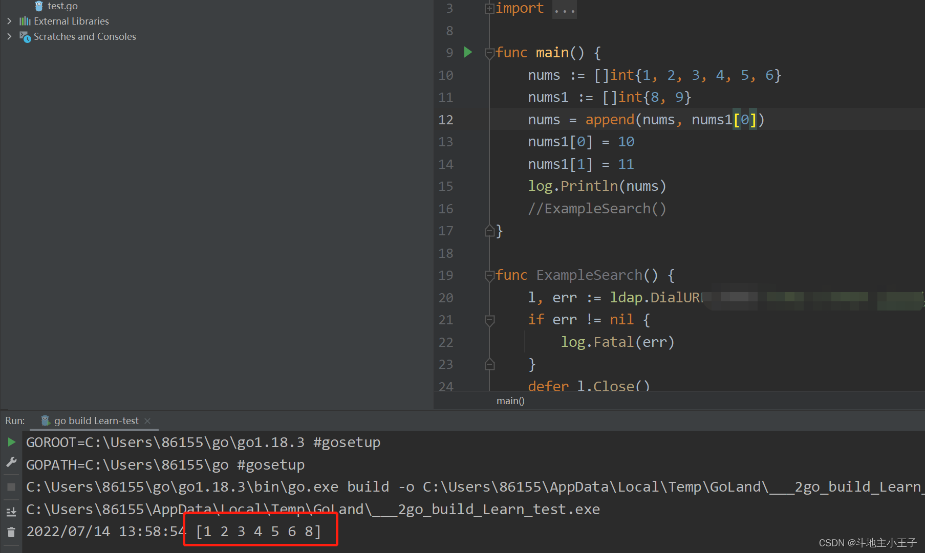 Go语言对于一维数组和二位数组中的append函数应用go 二维数组 Append Csdn博客