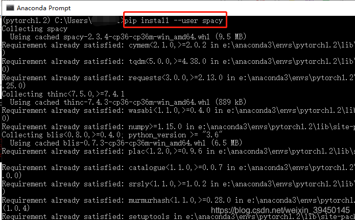 SpaCy安装与配置-CSDN博客