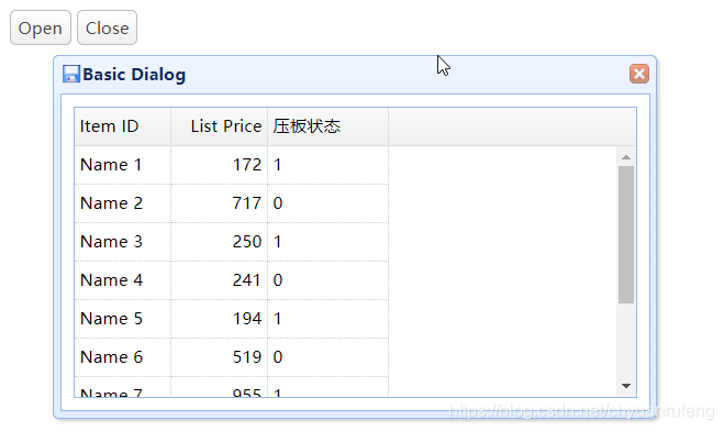 EasyUI的Datagrid在Dialog中加载数据不显示_easyui 1.4.2 dialog的内容打开不显示内容-CSDN博客