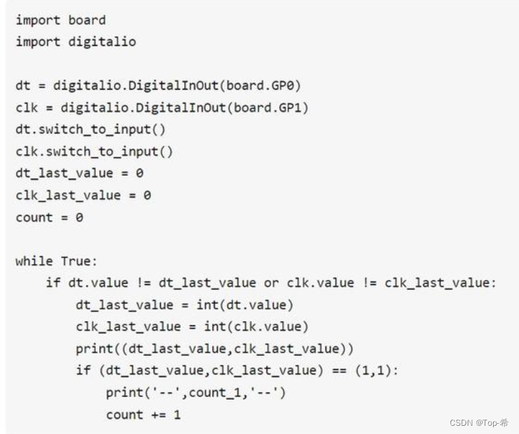 Banana pi BPI-PicoW-S3 uses incremental rotary encoder [CircuitPython]-CSDN博客