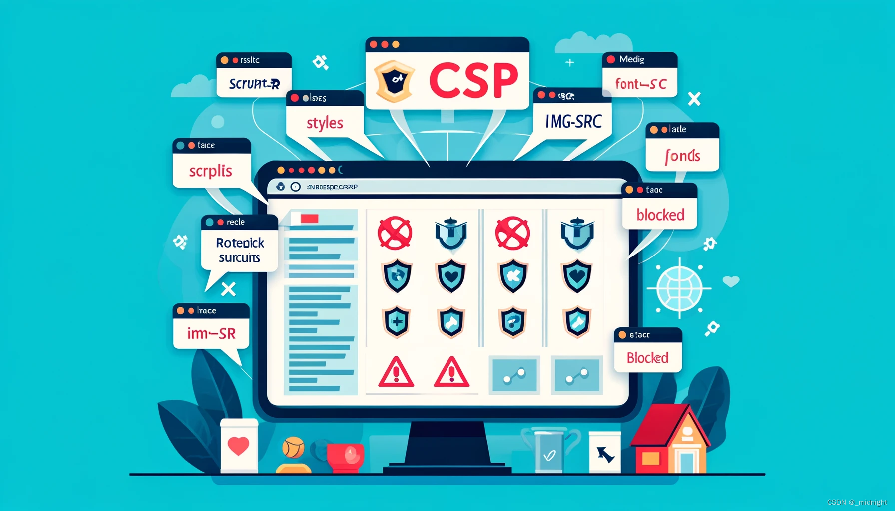 WEB安全：Content Security Policy (CSP) 详解_web csp-CSDN博客