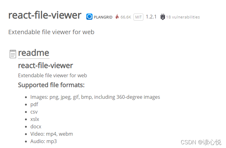 React封装文件预览组件_React案例组件-CSDN专栏