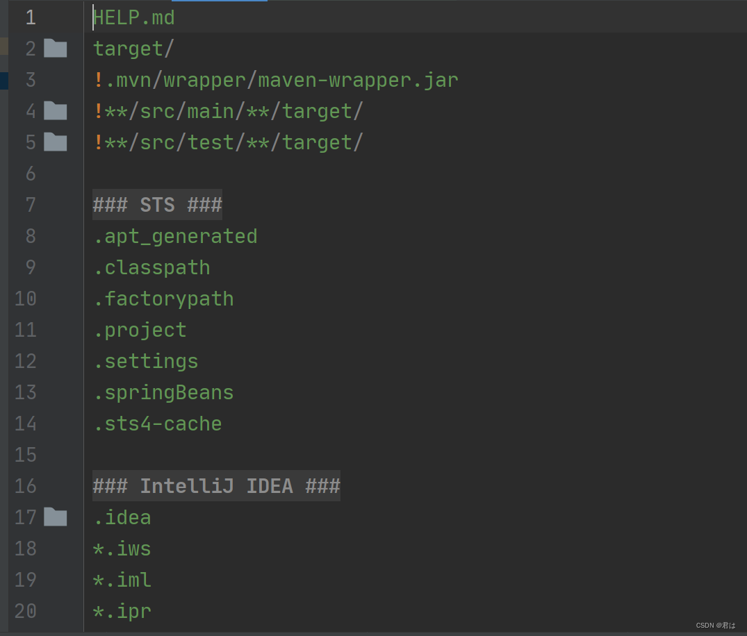 maven项目的gitignore文件自动生成在.idea文件中 并且没有自动配置_idea不会自动生成gitignore-CSDN博客
