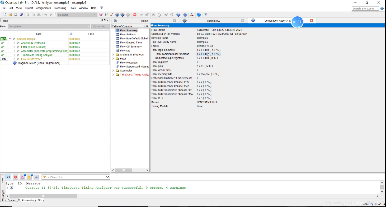 verilog HDL 仿真 实验一_实验课题1 实验内容 1、建立一个project。 2、编辑一个verilog hdl程序。要求用v-CSDN博客