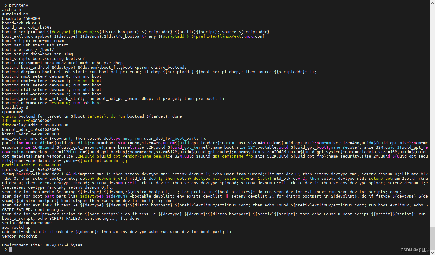 RK3568 学习笔记 : 精简 u-boot env 默认复杂的多种引导启动设置_rk3568 env存储位置-CSDN博客
