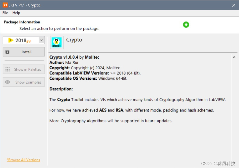 【秣厉科技】LabVIEW工具包——Crypto（密码技术）_labview crypto-CSDN博客
