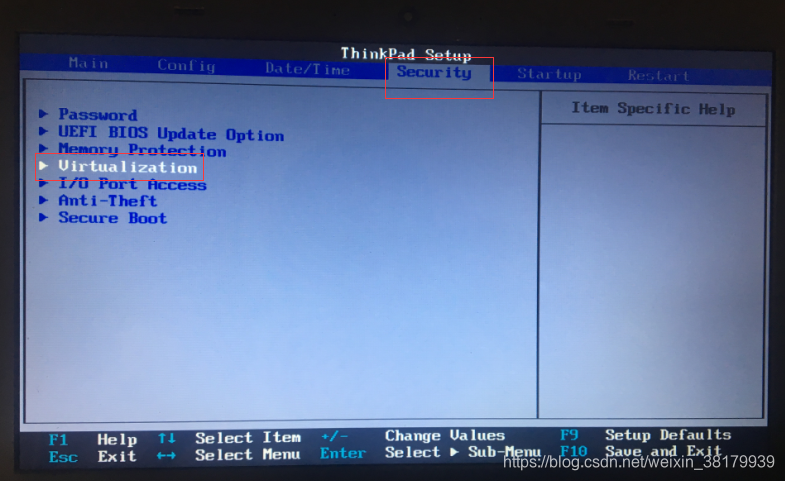 联想thinkpad E431（win7系统）进入bios设置页面修改虚拟化设置_e431bios-CSDN博客