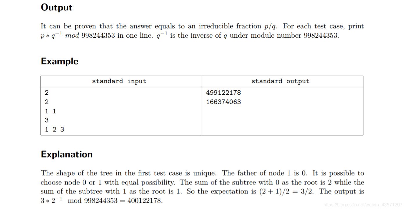 2017ccpc杭州 D - Master of Random（hdu6267 期望 + 找规律）-CSDN博客