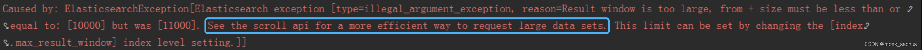 关于SpringBoot集成ES Scroll API（滚动查询）的实践-CSDN博客