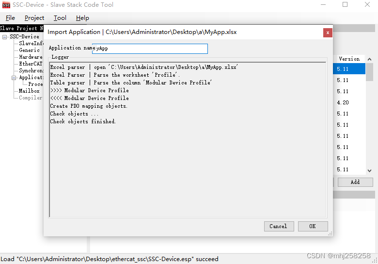 LAN9252 SSC生成工具报错System.ArgumentOutOfRangeException: InvalidArgument=“-1”的值对于“SelectionStart”无效的 ...