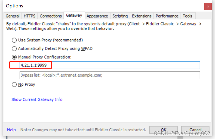 Fiddler截包后代理转发_fiddler全局代理-CSDN博客