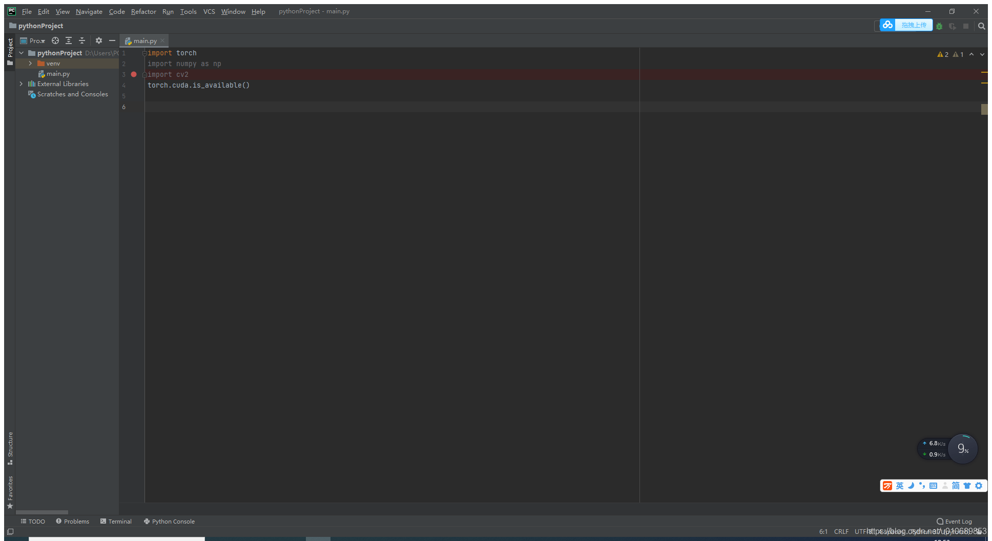 Python+Pycharm使用opencv 环境搭建_pycharm community edition 搭建opencv-CSDN博客