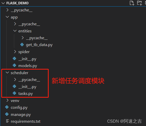 Flask Restful Web基础框架简单示例二（新增任务调度）阿速之吉 Csdn博客
