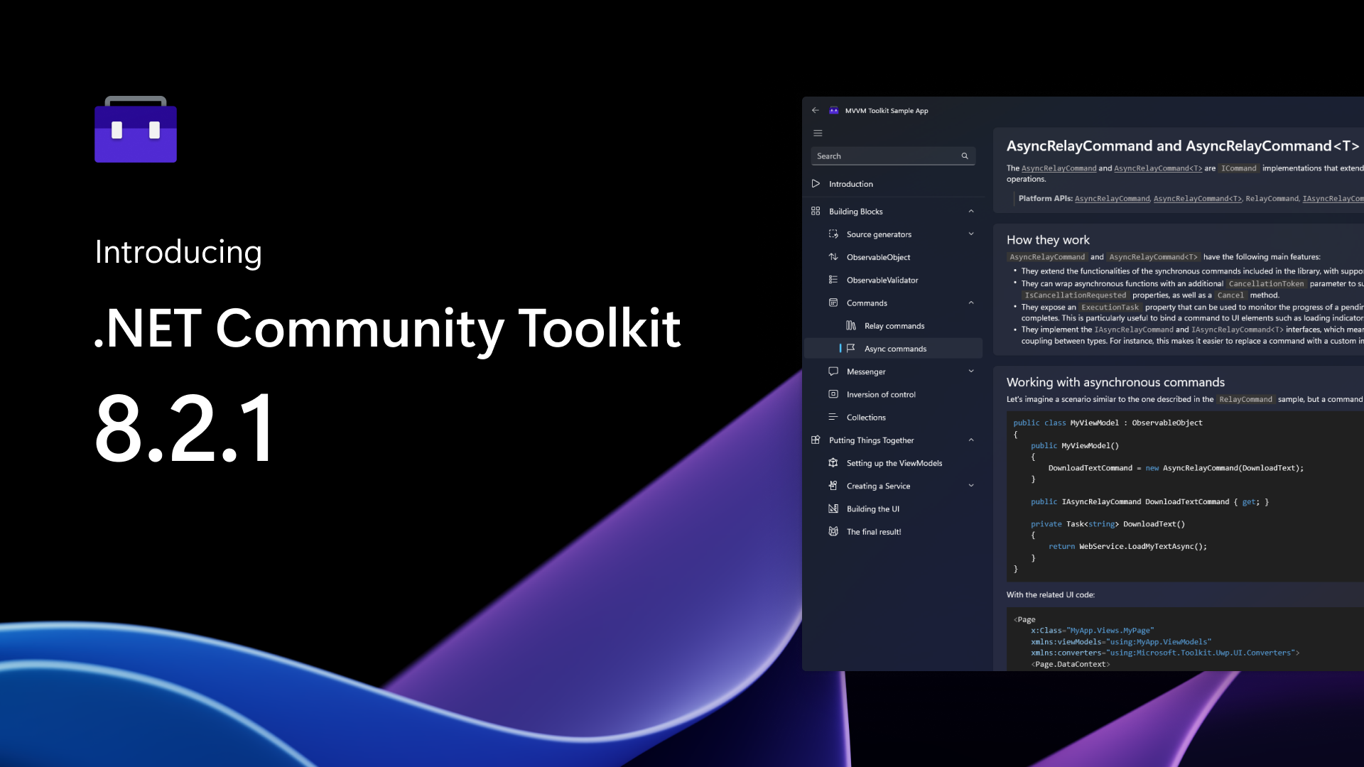 .NET Community Toolkit 8.2.1 中提供了改进的源生成器和代码修复程序！_communitytoolkit-CSDN博客