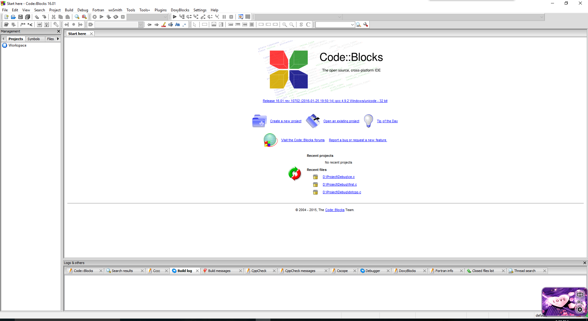CodeBlocks的安装以及使用教程_codeblocks-16.01mingw-setup-CSDN博客