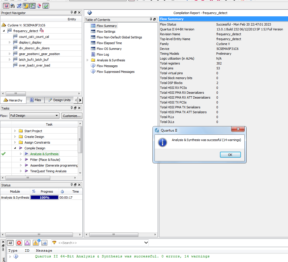 数字频率计Verilog代码Quartus DE1-SoC开发板_数字瞬时频率测量 verilog-CSDN博客