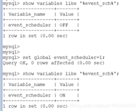 MySQL事件---计划任务_create event on schedule-CSDN博客