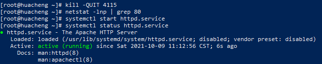 在linux环境启动httpd服务报错：Job for httpd.service failed because the control process exited with error ...