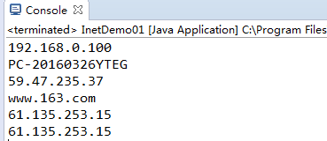 java 网络编程_185_InetAddress_InetSocketAddress_练习_inetsocketaddress(string hostname, int port) demo ...