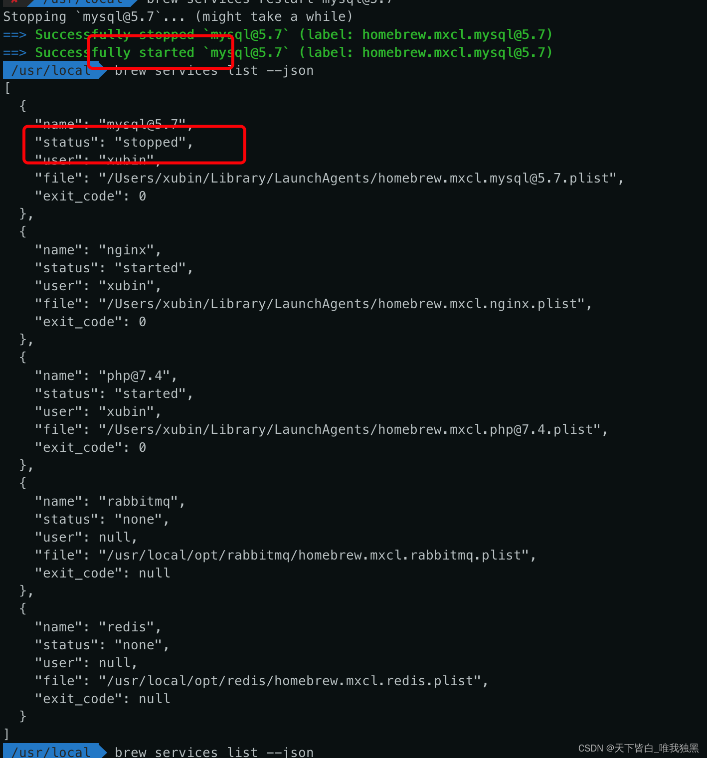 brew 运行mysql ERROR 2002 (HY000): Can‘t connect to local MySQL server ...