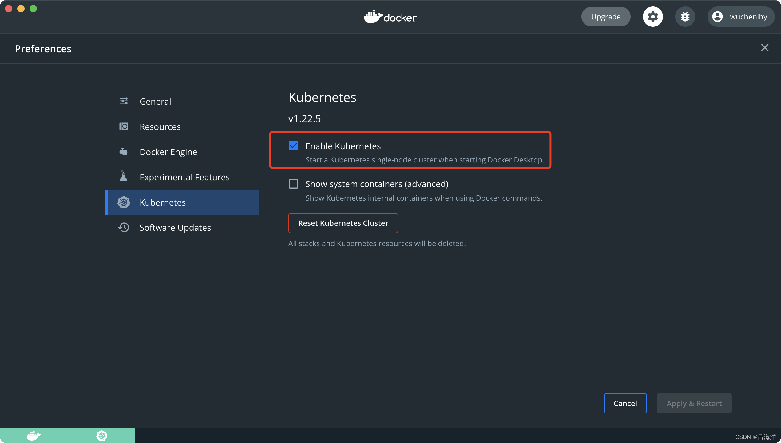 mac系统docker安装k8s-CSDN博客