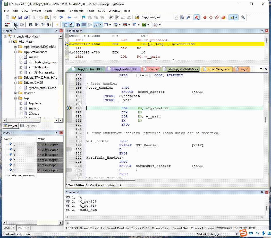 stm32初学 Keil debug断点调试的步骤_keil设置断点后怎么继续执行-CSDN博客
