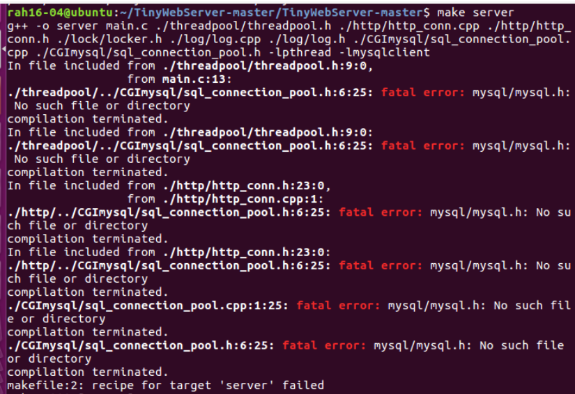 C++ TinyWebserver 部署到Linux下，并运行（使用的是Vmware的虚拟机运行Ubuntu20.04）_c++ webserver部署-CSDN博客