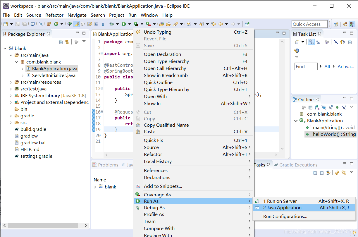 springboot+gradle+eclipse构建web项目_springboot2.0 gradle构建jar包 怎么添加webapp-CSDN博客