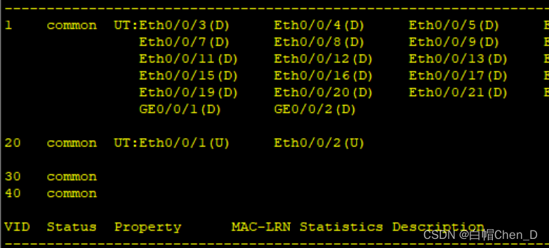 VLAN实验一 VLAN的简单配置_port default vlan 10-CSDN博客