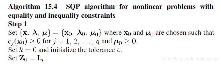 等式与不等式约束的序列二次规划(SQP)_sqp算法流程图-CSDN博客