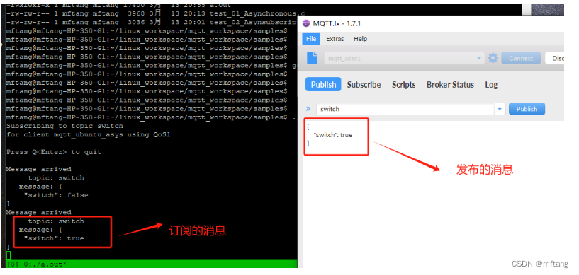Linux环境下使用Eclipse Paho C 实现（MQTT Client）异步订阅Message_paho mqtt客户端关闭 linux-CSDN博客