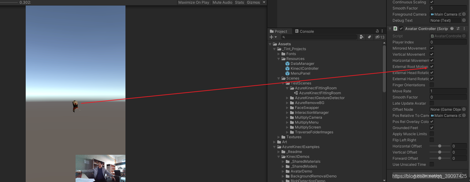 Unity AzureKinect 初识(四) 试衣镜_unity kinect 换装-CSDN博客