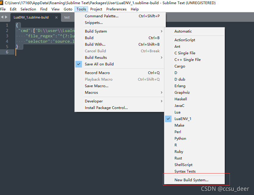 配置Lua环境：IDEA与SublimeText实战指南-CSDN博客