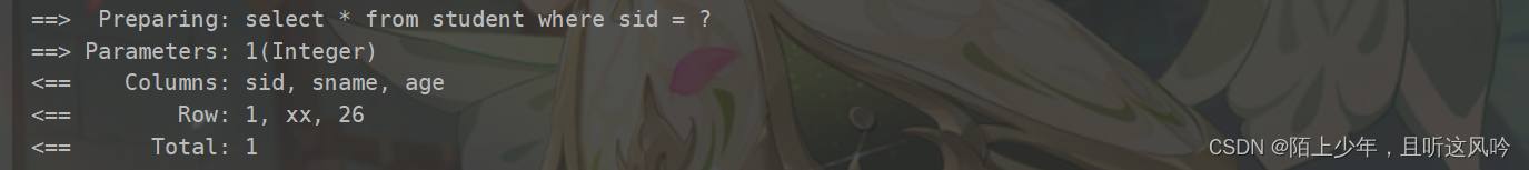 解决 Could not set parameters for mapping: ParameterMapping{property ...