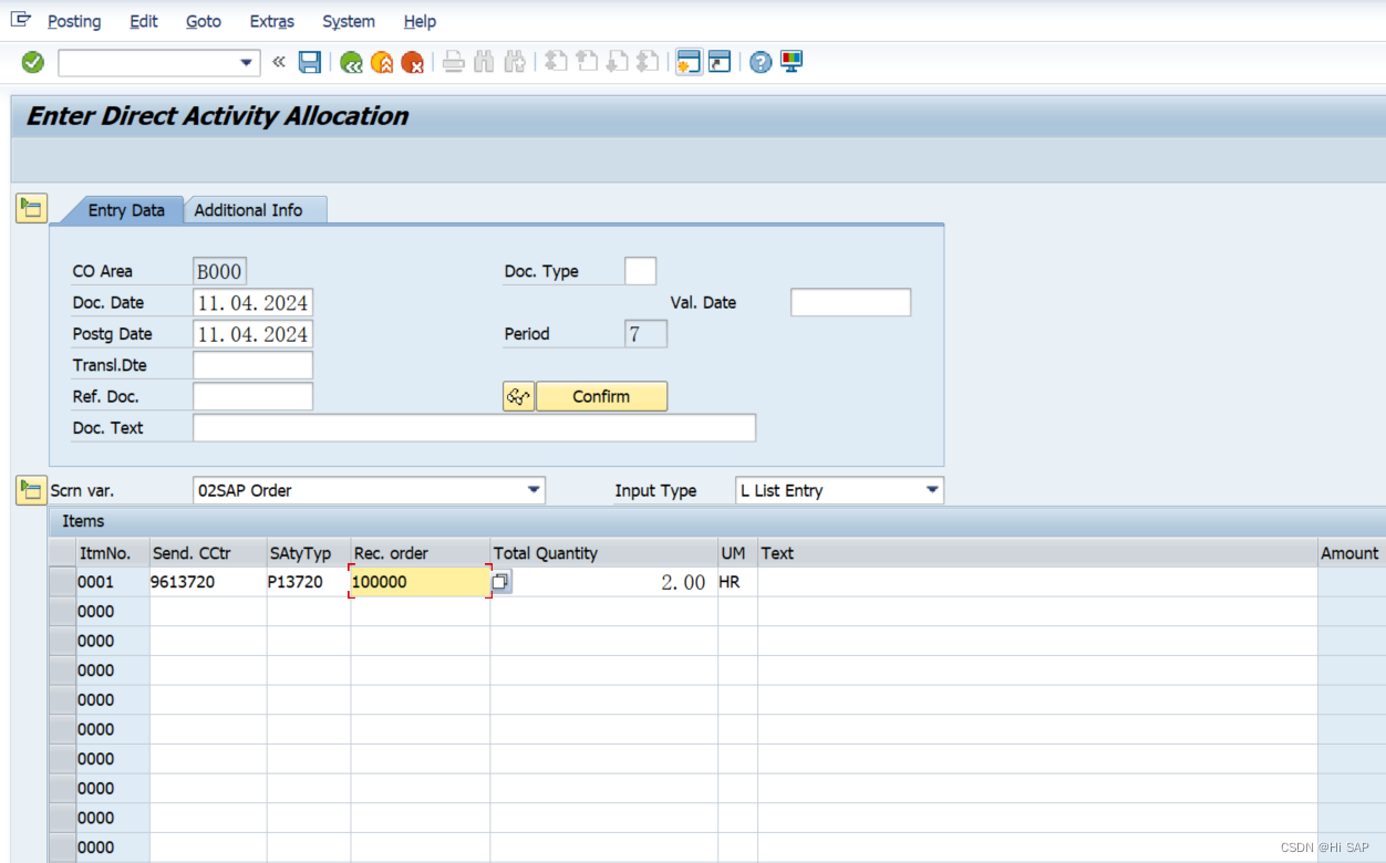 SAP 内部订单（二）-内部订单相关操作-CSDN博客
