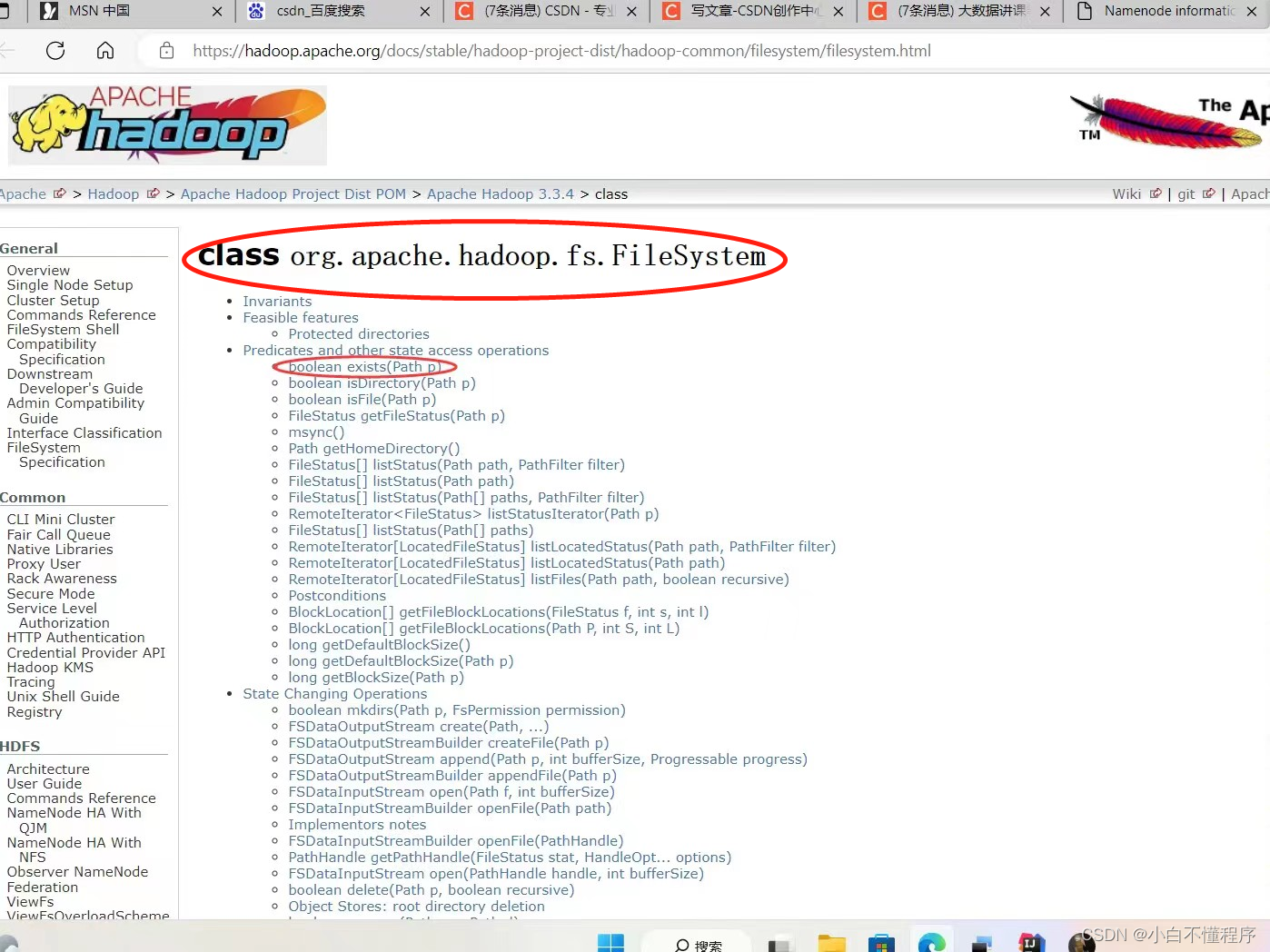 使用Java API操作HDFS-CSDN博客