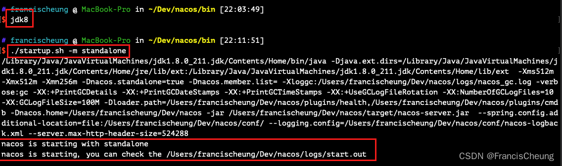 mac上JDK版本问题导致启动Nacos失败_nacos is starting with standalone-CSDN博客