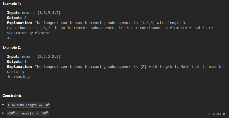 300. Longest Increasing Subsequence 674. Longest Continuous Increasing Subsequence 718. Maximum ...