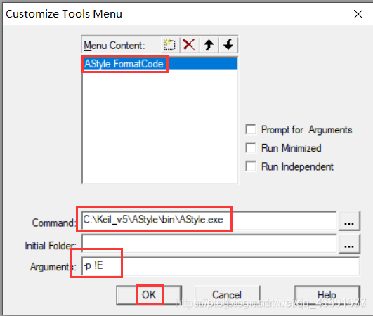 keil中使用Astyle格式化你的代码_keil astyle-CSDN博客