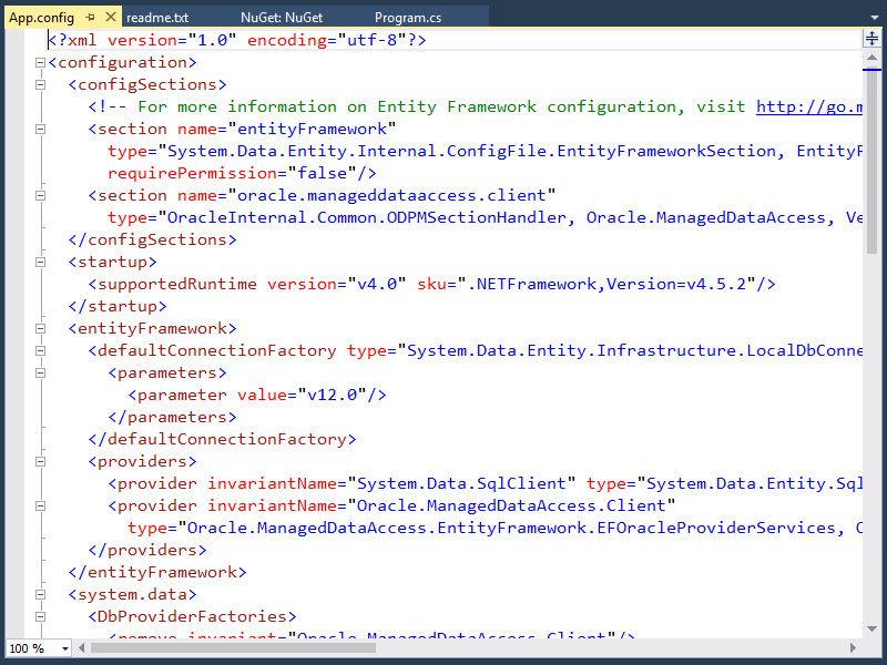 用NuGet安装 Oracle ODP.NET_从源“nuget.org”检索“orac-CSDN博客