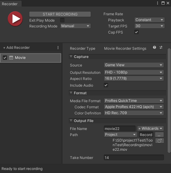 Unity Recorder录制视频使用 Unity Recorder怎样高清录制 Csdn博客