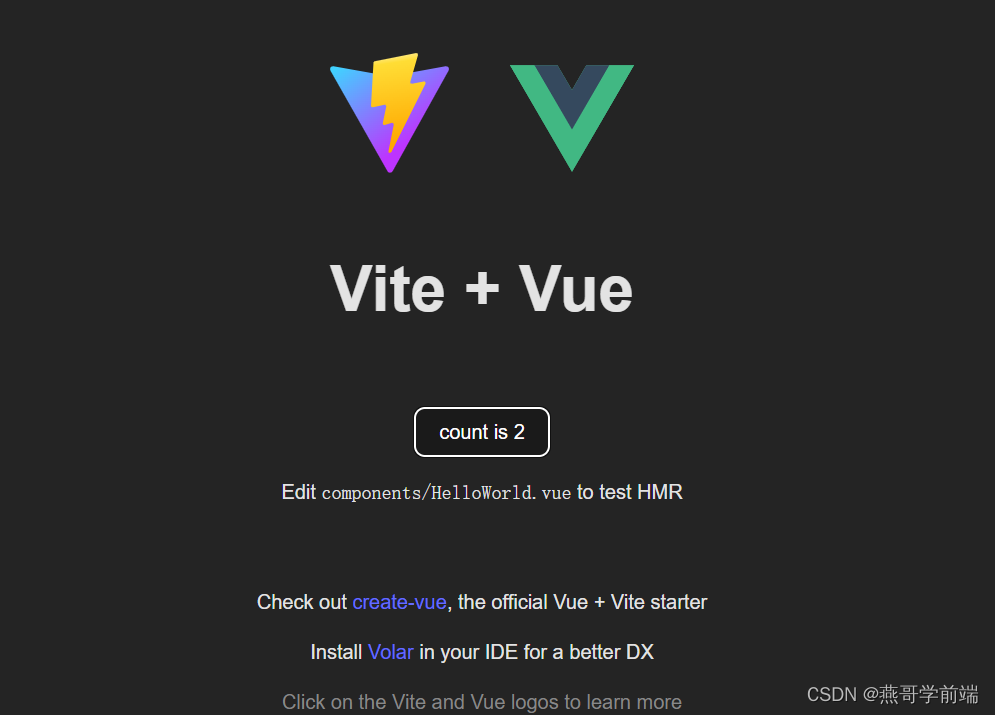 Vite快速构建Vue3项目：从安装到开发全过程-CSDN博客