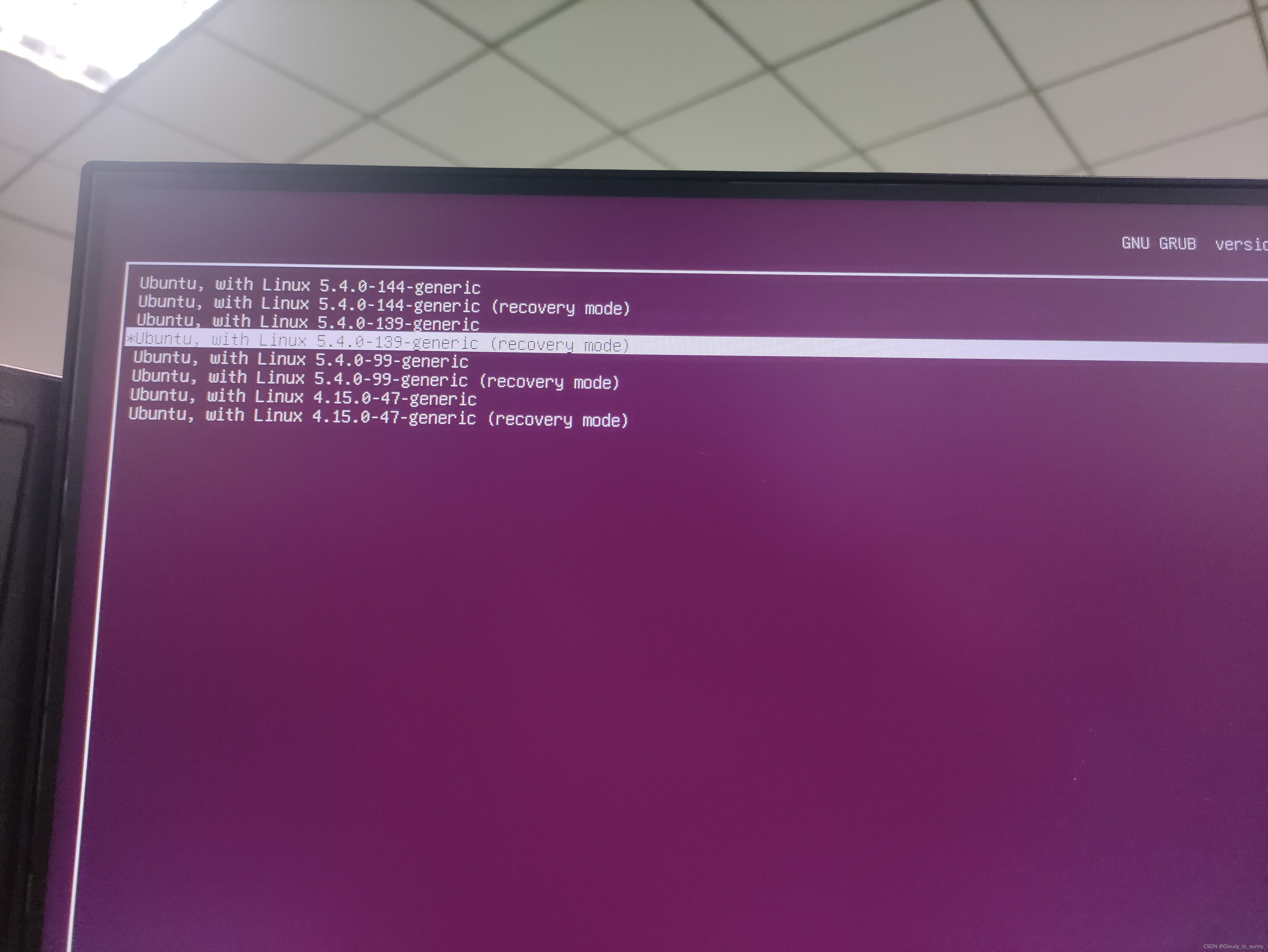 ubuntu启动报错 hardware error cpu 0 machine check 0 Bank 6、ACPI BIOS Error (bug)Could not resolve ...