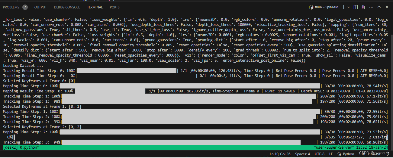 实验笔记之——基于TUM-RGBD数据集的SplaTAM测试_jiyu tum-rgbd数据集的splatam测试-CSDN博客