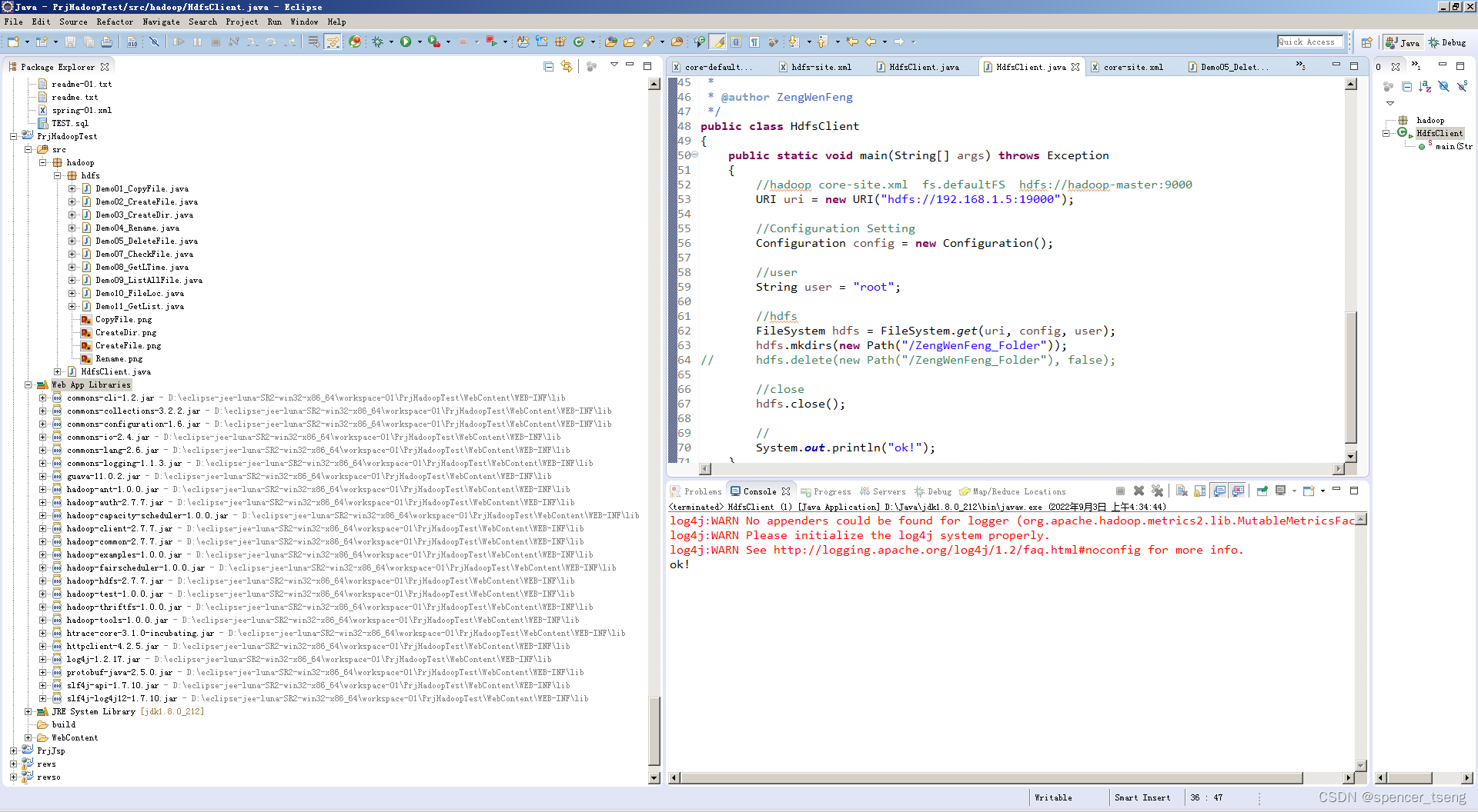 hadoop2.7.7 client java_java 调用 hadoop-2.7.7-CSDN博客